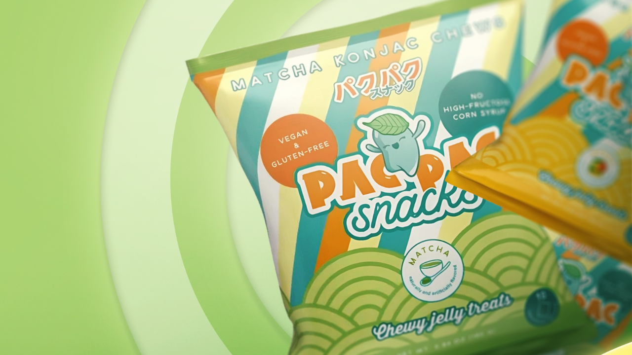 Pac Pac Snacks - Fruit Jelly Treats Made With Konjac