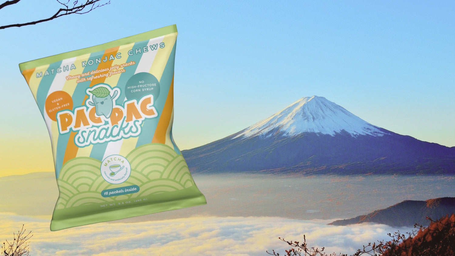 Pac Pac Snacks - Fruit Jelly Treats Made With Konjac