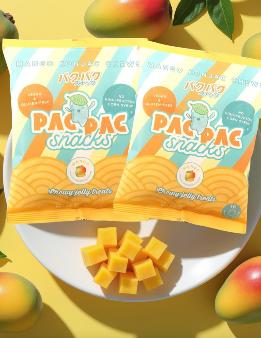 Pac Pac Snacks - Fruit Jelly Treats Made With Konjac
