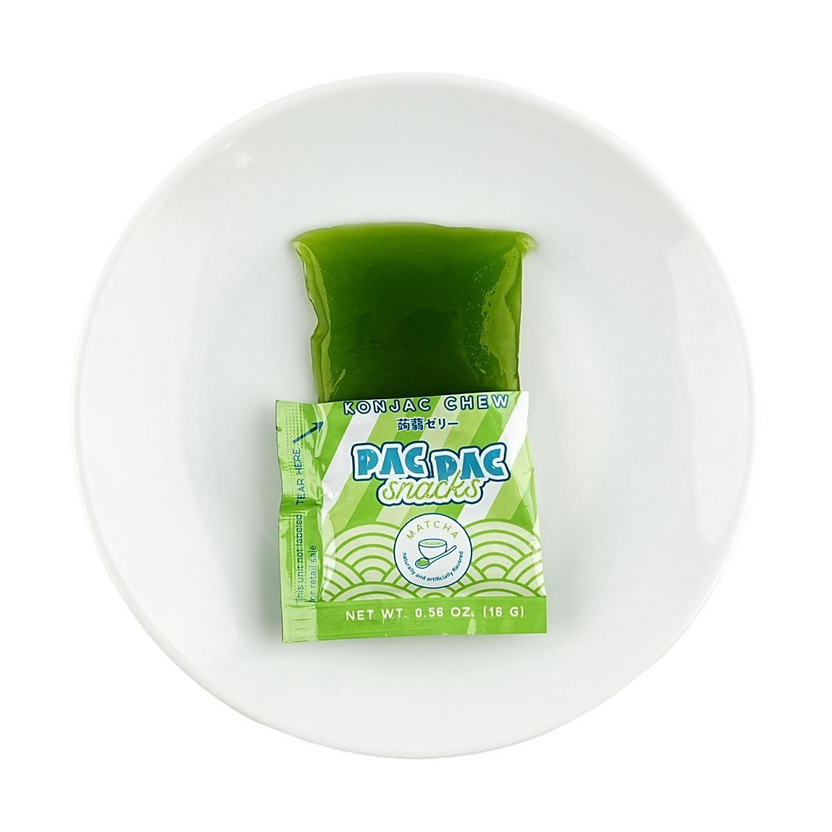 Matcha Konjac Chews – Pac Pac Snacks